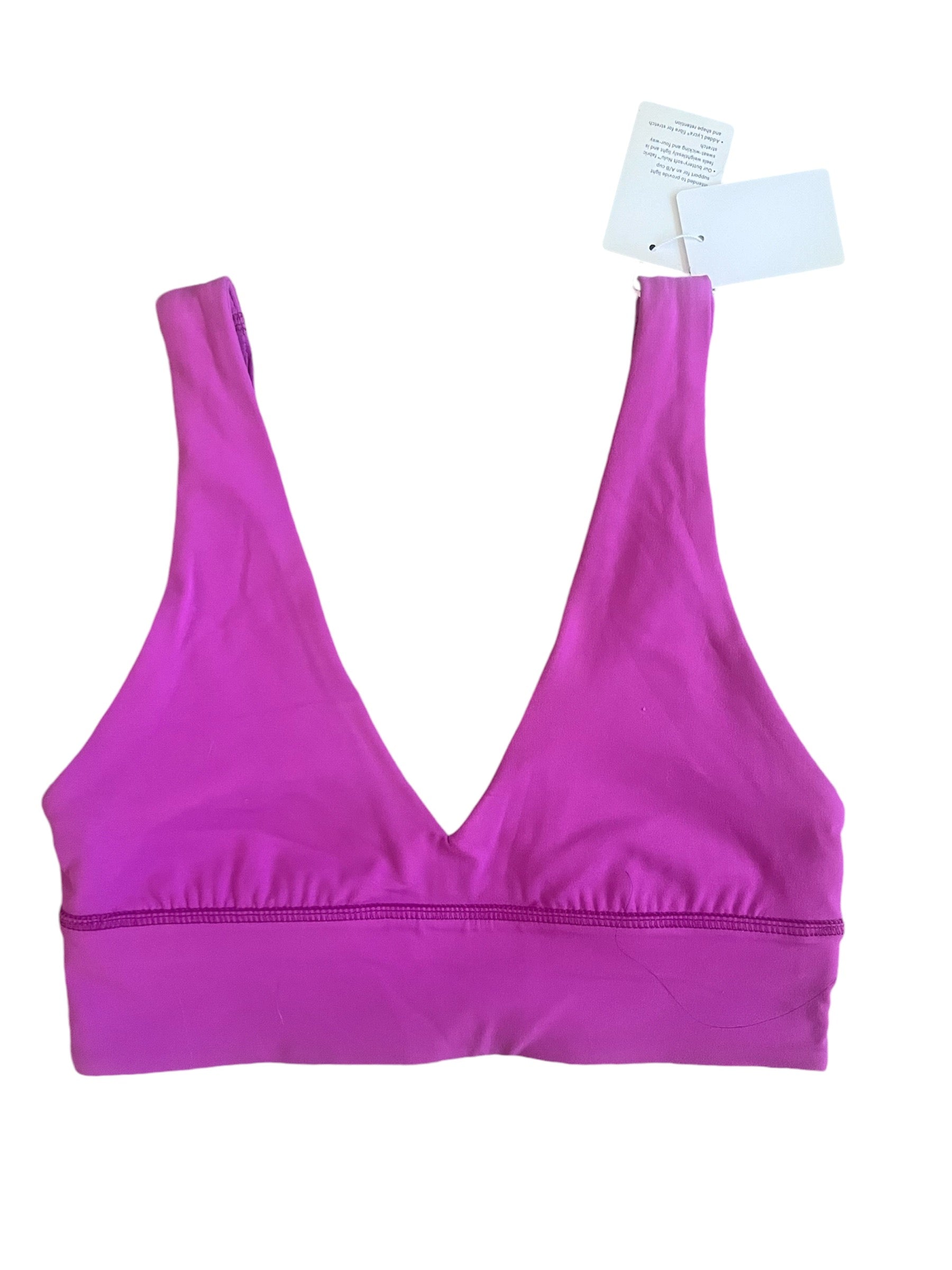 Align V-Neck Bra A/B Cup | Pow Pink – Luxe & Lu